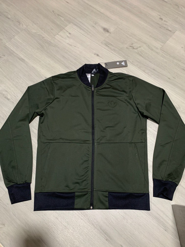 Brand New Army Green Adidas Bomber Jacket, Men's Fashion, Coats ...