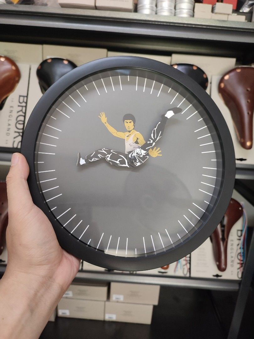 Bruce Lee Wall Clock, Furniture & Home Living, Home Decor, Clocks on ...