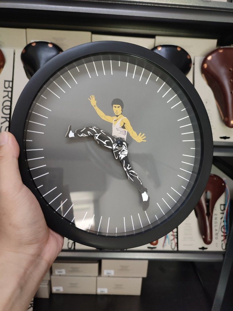 Bruce Lee Wall Clock, Furniture & Home Living, Home Decor, Clocks on ...