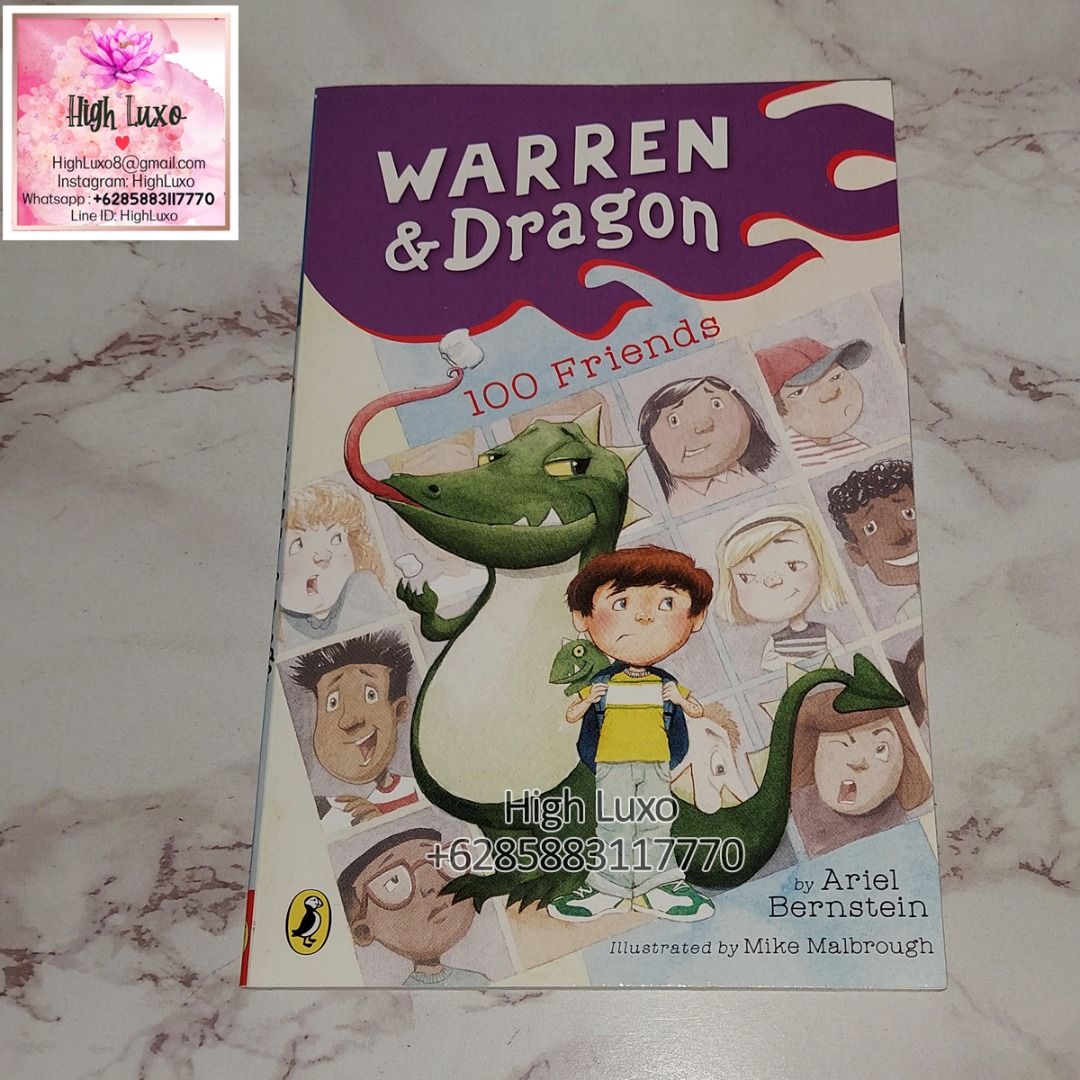 Buku Warren & Dragon 100 Friends ENGLISH Book Impor Import Original Authentic Best Seller ...