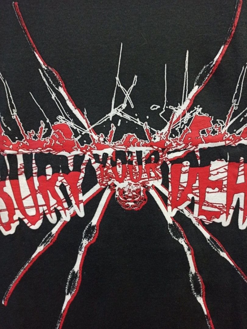 Bury Your Dead Spider T-Shirt, Men's Fashion, Tops & Sets, Tshirts ...