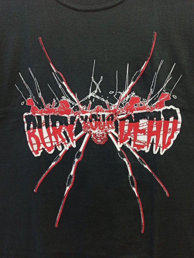Bury Your Dead Spider T-Shirt, Men's Fashion, Tops & Sets, Tshirts ...