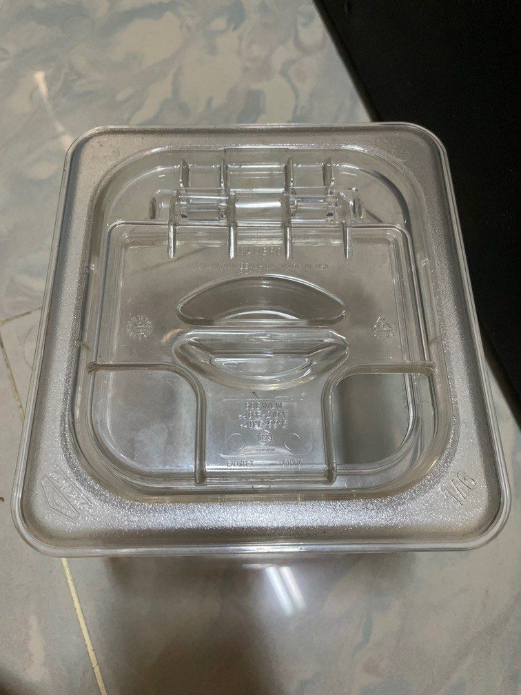 Cambro container 1/6 with lid, Furniture & Home Living, Kitchenware ...