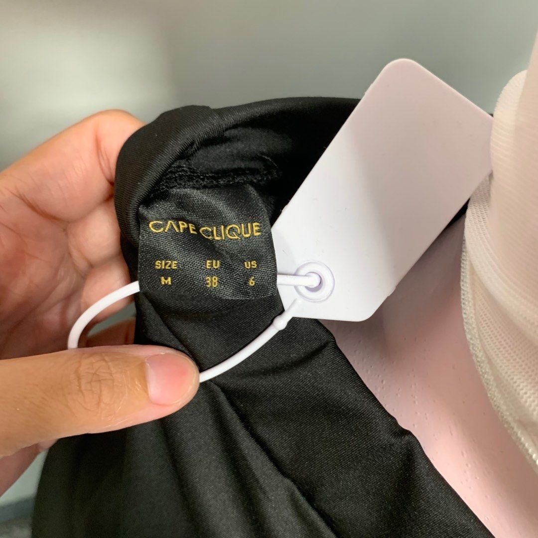 Cape clique Crisscross tie up long skirt with slit on Carousell