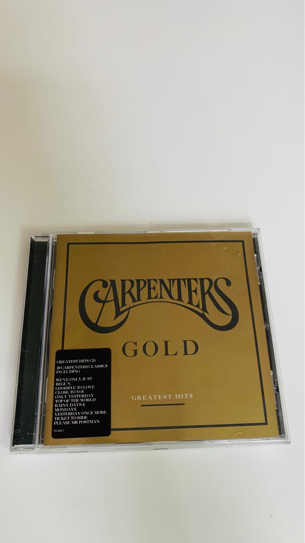 Carpenters Gold Greatest Hits CD, 興趣及遊戲, 音樂、樂器 & 配件, 音樂與媒體 - CD 及 DVD ...