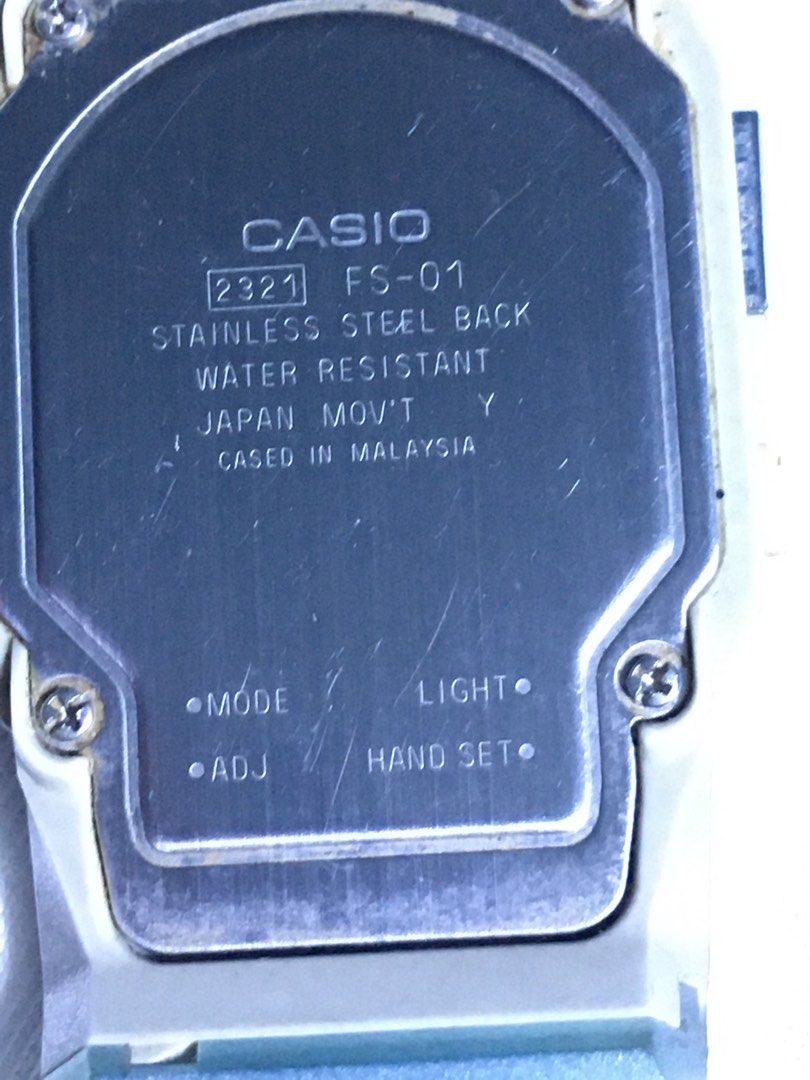 Casio FS-01 authentic, Luxury, Watches on Carousell
