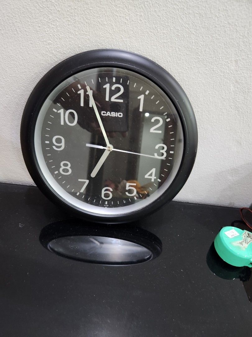 Casio Wall Clock, Furniture & Home Living, Home Decor, Clocks on Carousell