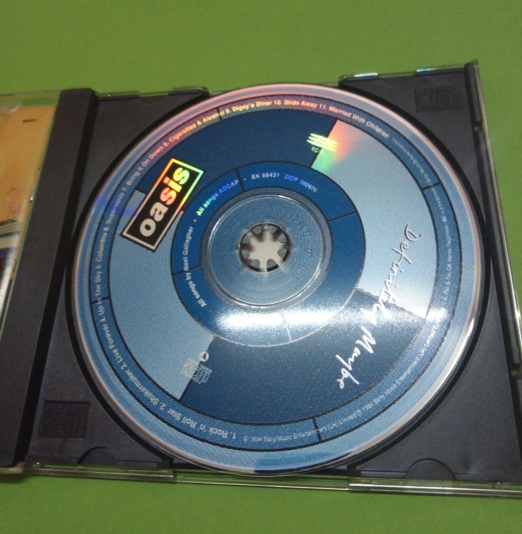 CD OASIS : DEFINITELY MAYBE ALBUM (1994) BRITPOP ALTERNATIVE GALLAGHER ...
