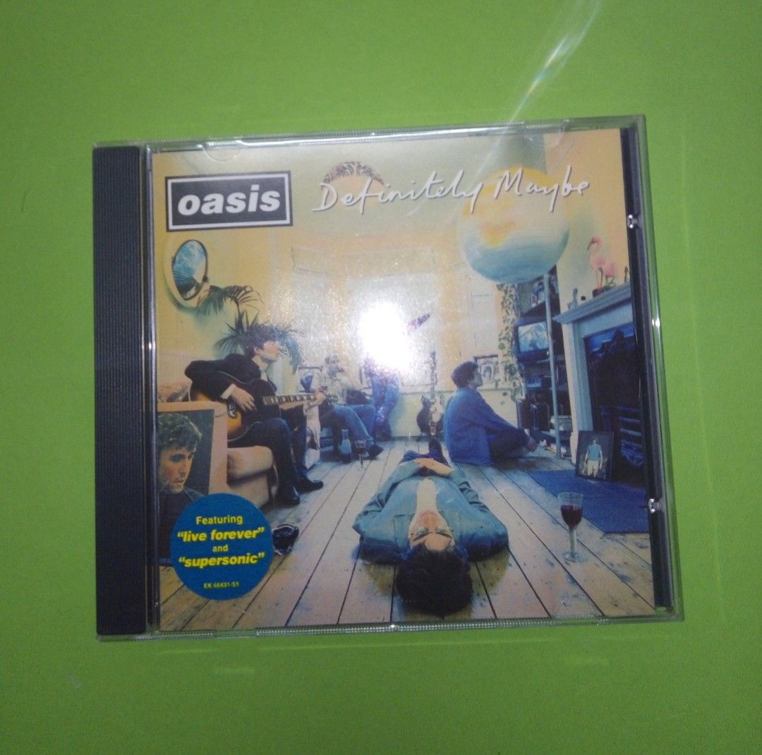 CD OASIS : DEFINITELY MAYBE ALBUM (1994) BRITPOP ALTERNATIVE GALLAGHER ...