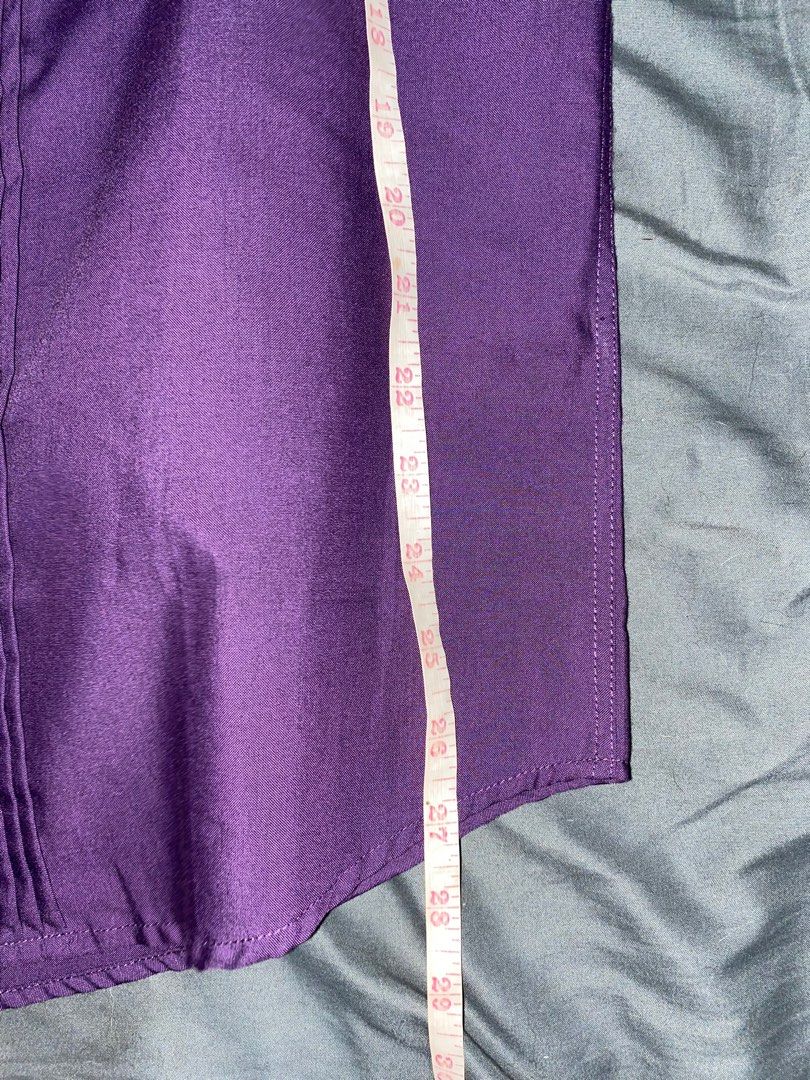 Chancellor 9000 purple long sleeves polo with ruffles, Men's Fashion ...