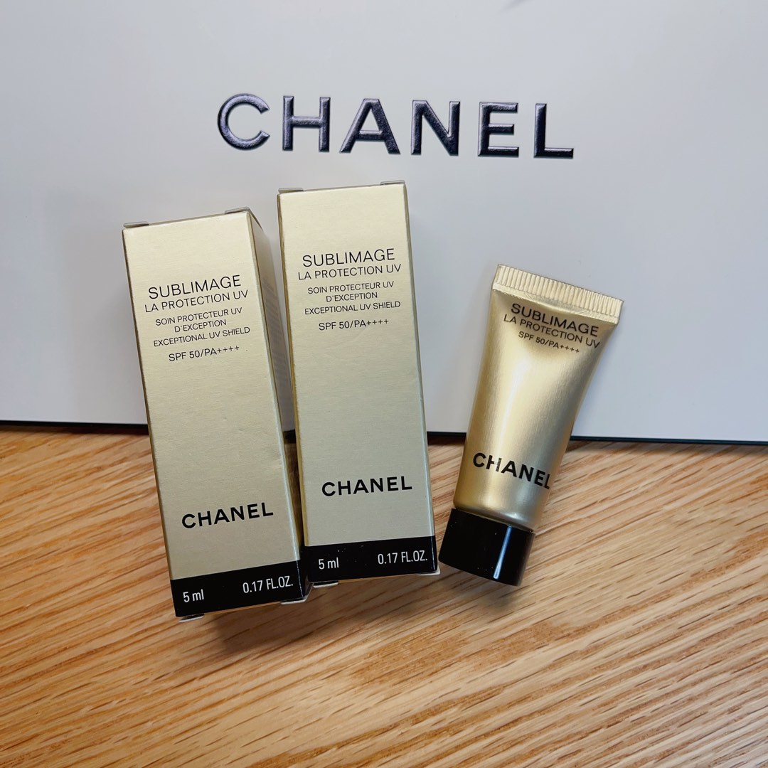 Chanel sublimage exceptional UV shield SPF50/PA ++++ 5ml, Beauty & Personal Care, Face, Face ...