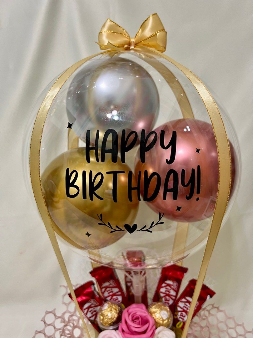 Chocolate Balloon Bouquet Birthday Gift Ideas Home Decoration Birthday ...