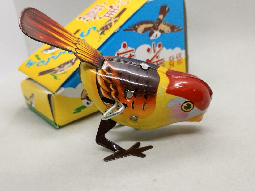 Clockwork Sparrow - Tin Toy, Hobbies & Toys, Toys & Games on Carousell