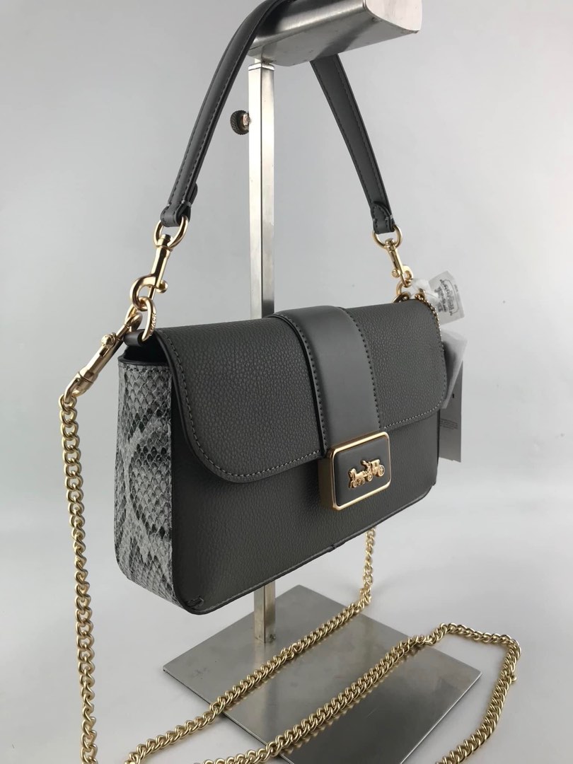 Coach Grace Crossbody Small Gray 2 Way, Women's Fashion, Bags & Wallets ...