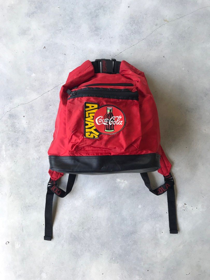 Coca-cola backpack tas ransel, Fesyen Pria, Tas & Dompet , Ransel di ...