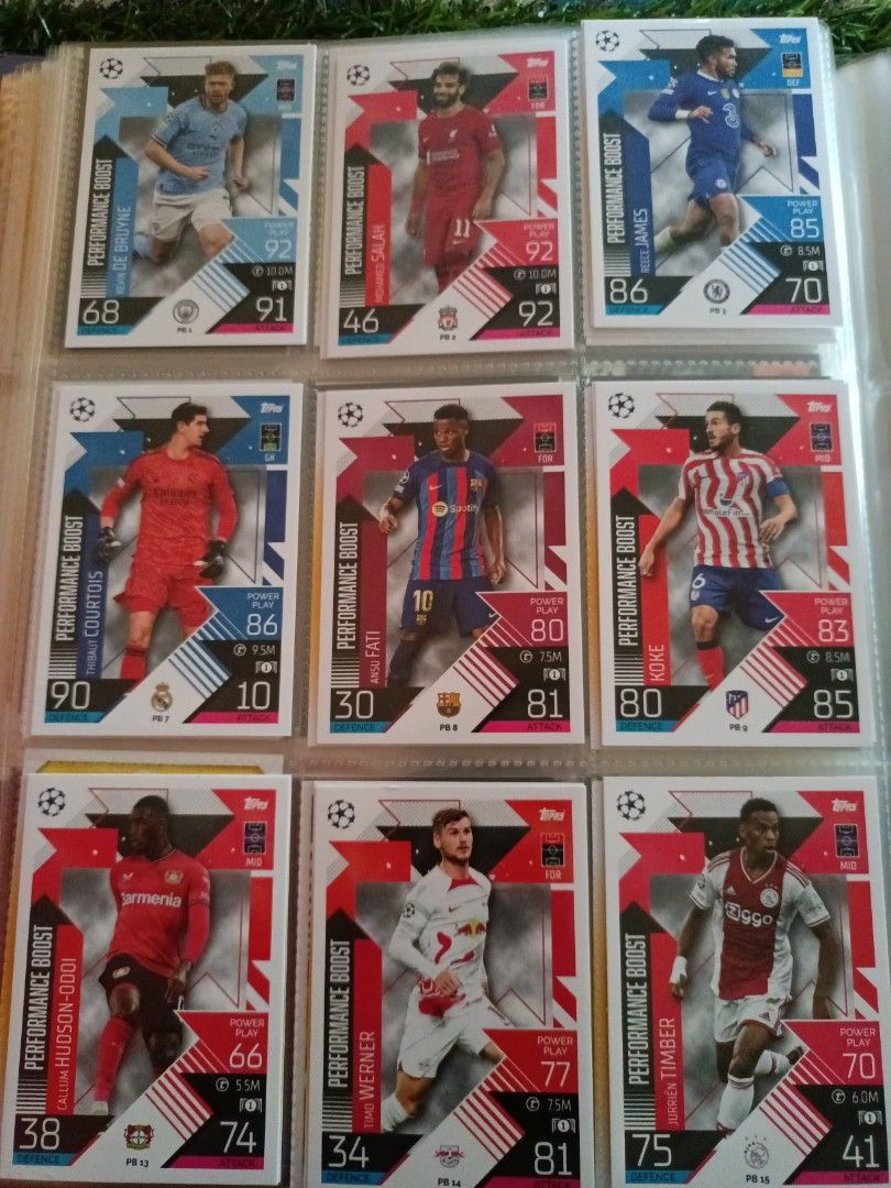 [Completed Set] Topps Match Attax UCL Extra 2022/23 - Performance Boost, Hobbies & Toys ...