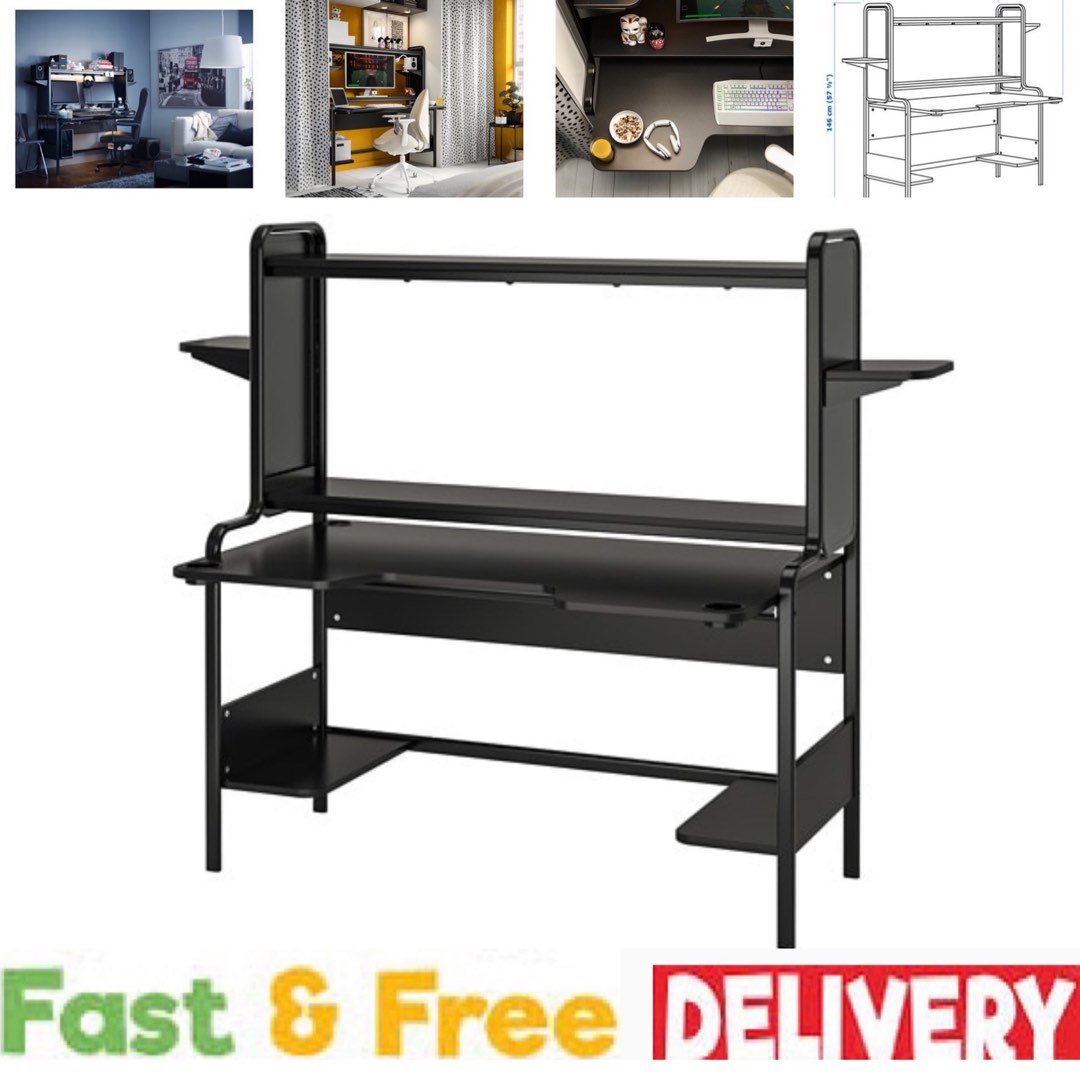 Computer Table gaming desk gaming table Kullen Alex baggebo billy ...