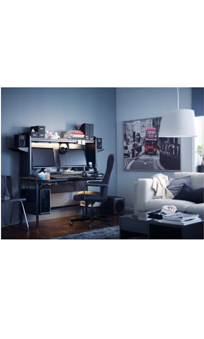 Computer Table gaming desk gaming table Kullen Alex baggebo billy ...