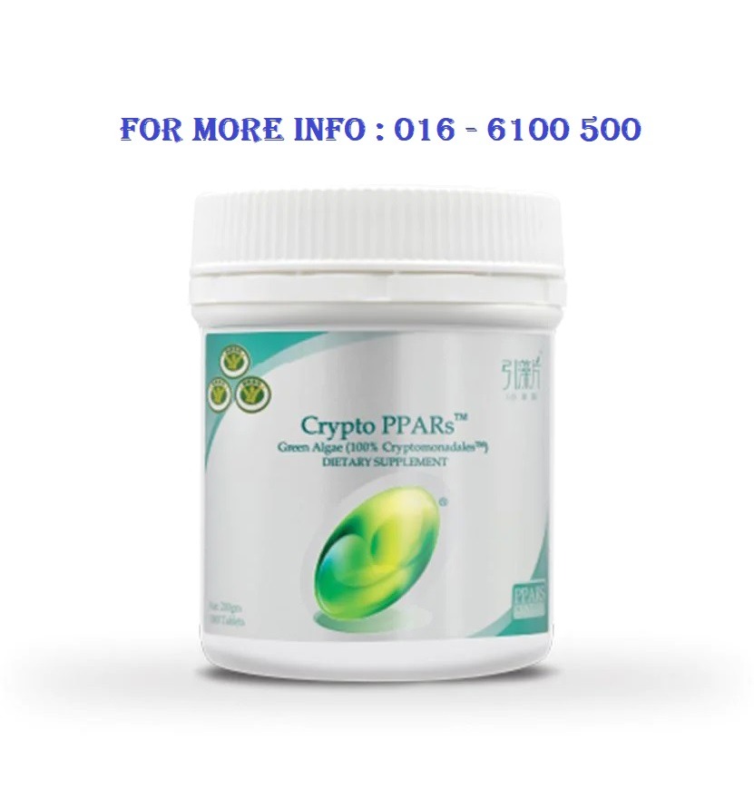 Crypto PPARs Natural Algae (1000 Tablets), Health & Nutrition, Health Supplements, Vitamins ...
