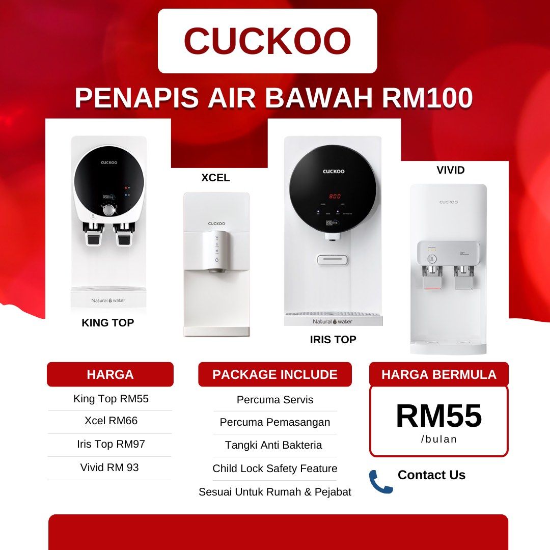 CUCKOO WATER PURIFIER, TV & Home Appliances, Kitchen Appliances, Water ...