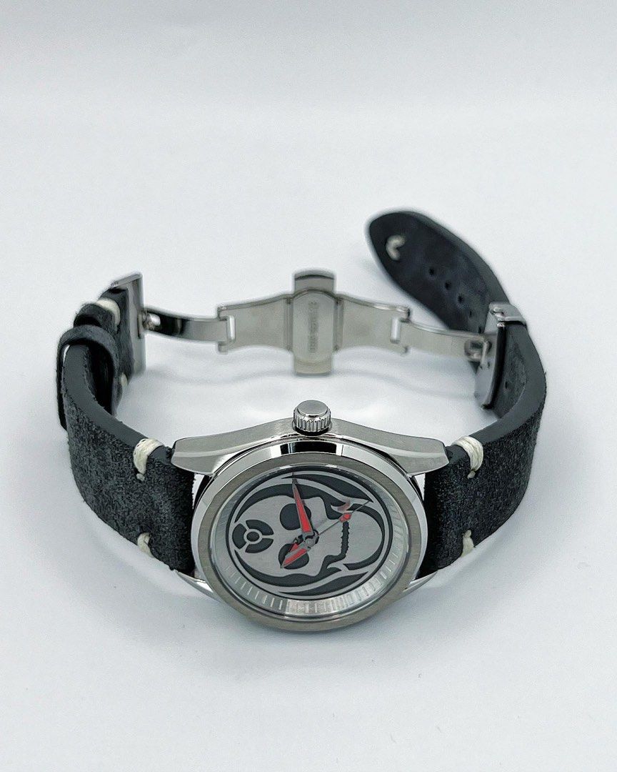 Custom Seiko Mod Silver skull in 40mm GS case, Men's Fashion, Watches ...