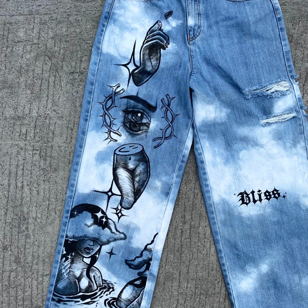 Made to Order Custom Denim Pants , Men's Fashion, Bottoms, Jeans on ...