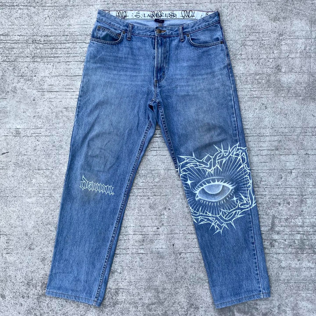 Made to Order Custom Denim Pants, Men's Fashion, Bottoms, Jeans on ...
