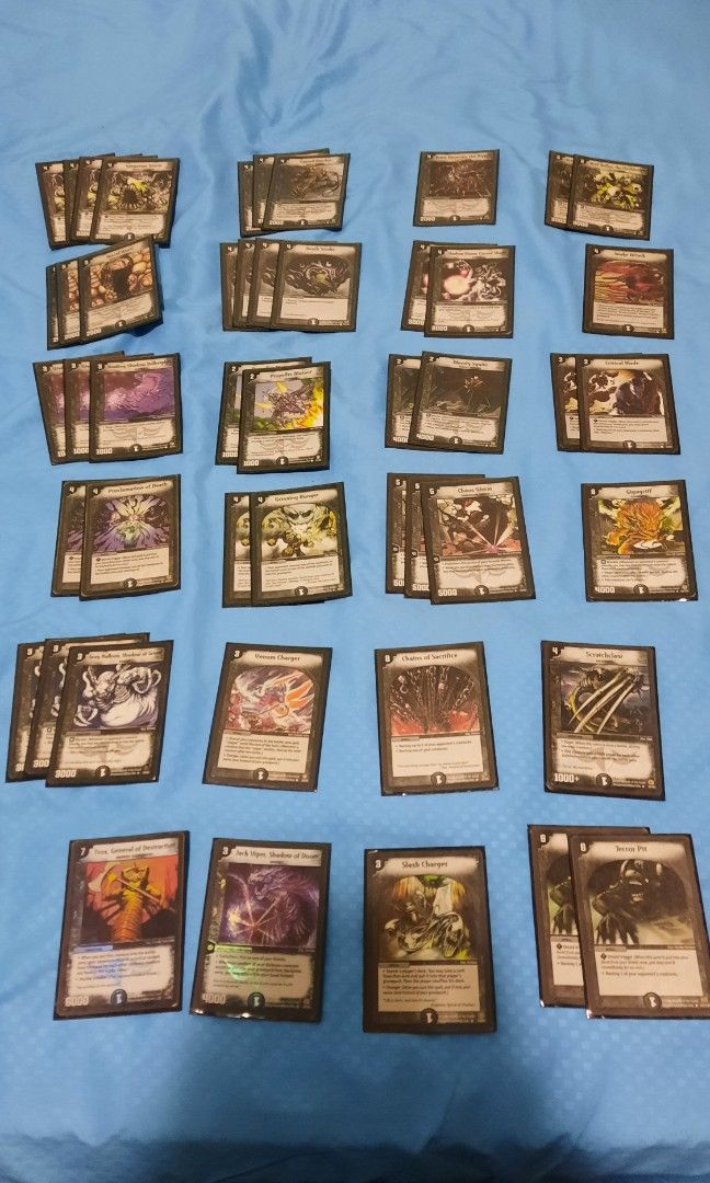 Dark civilization deck Duel Masters trading cards (trox, Jack viper ...