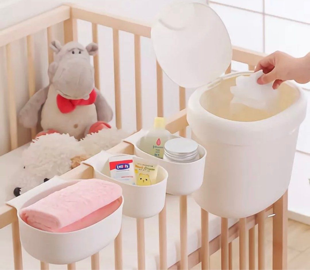 Diaper changing storage space Dustbin, Babies & Kids, Bathing ...