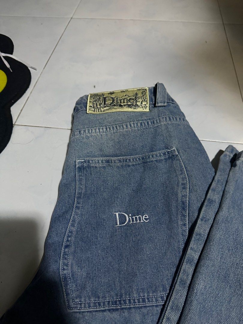 Dime Baggy Jeans, Men's Fashion, Bottoms, Jeans on Carousell