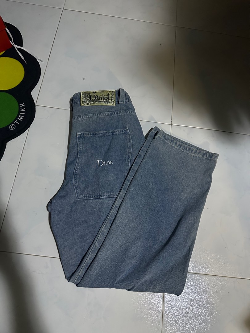 Dime Baggy Jeans, Men's Fashion, Bottoms, Jeans on Carousell