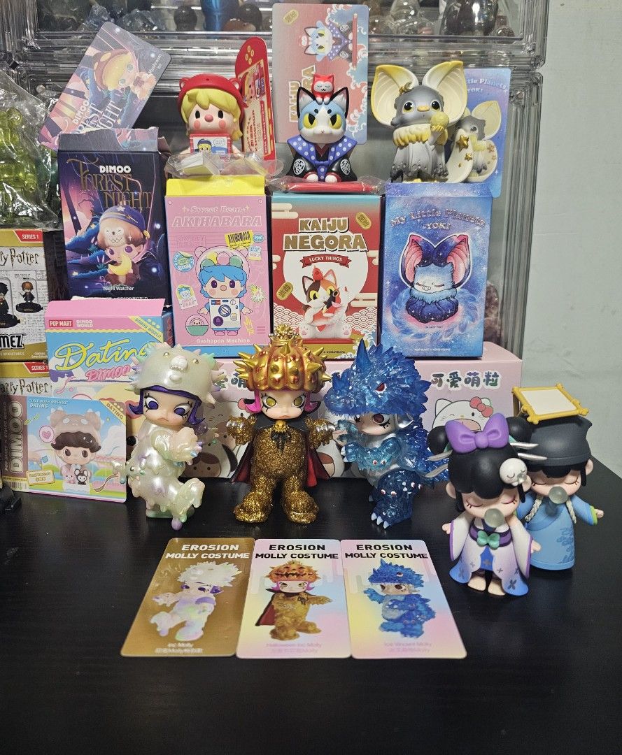 Dimoo Sweet Bean Kaiju Negora Molly Erosion Nanci Bubble Yoki Pokemon ...