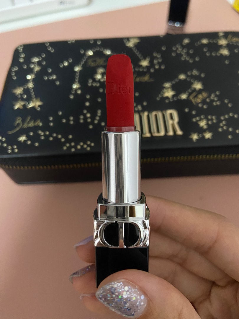 DIOR Rogue 999 MINI lipstick, Beauty & Personal Care, Face, Makeup on ...