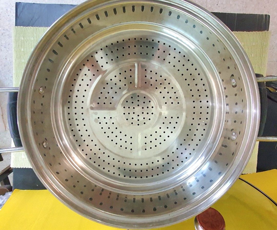 ENDO Japan 28cm 2 Tier S/S Steamer with glass lid, Furniture & Home Living, Kitchenware ...