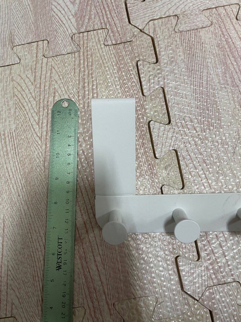 ENUDDEN IKEA 門後掛勾, 白色, 家具及居家用品, 居家改善及收納用品, 掛鉤和衣架在旋轉拍賣