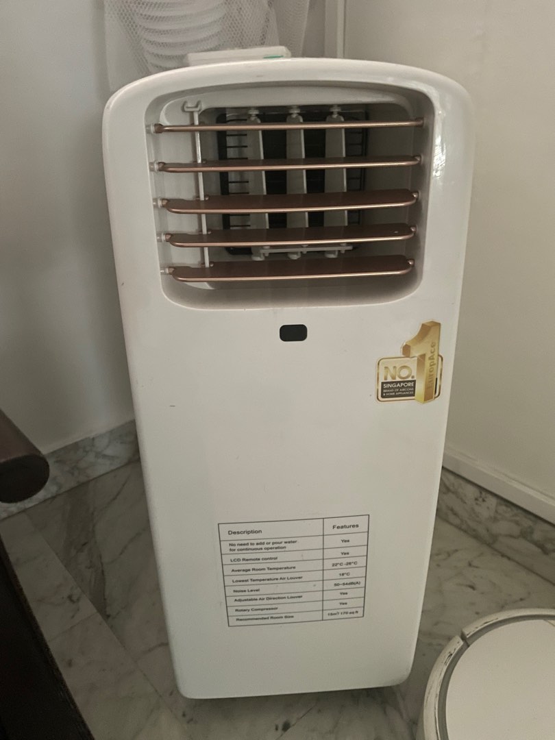 Europace Portable Aircon with tube (12K BTU), TV & Home Appliances, Air ...