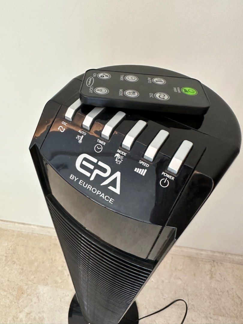 EuropAce Tower Fan EFT1129, Furniture & Home Living, Lighting & Fans ...