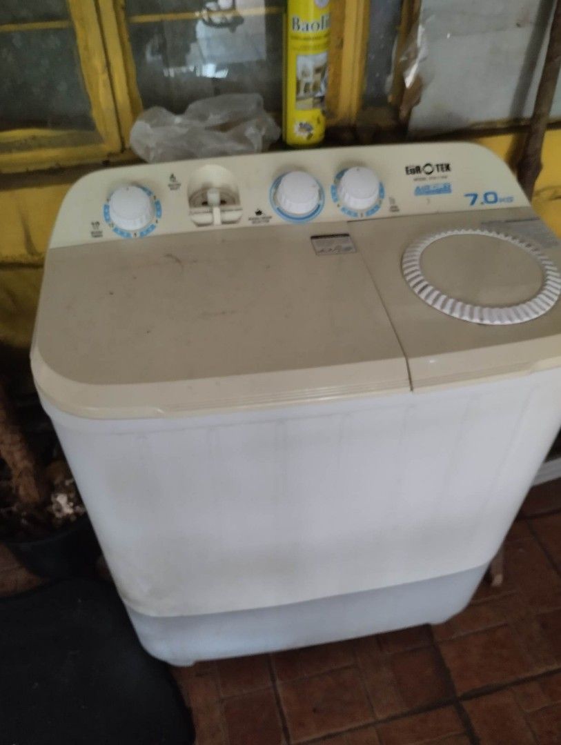 Eurotek Twin Tub Washing Machine 7.0KG, TV & Home Appliances, Washing ...