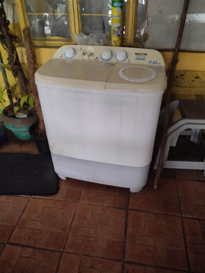 Eurotek Twin Tub Washing Machine 7.0KG, TV & Home Appliances, Washing ...