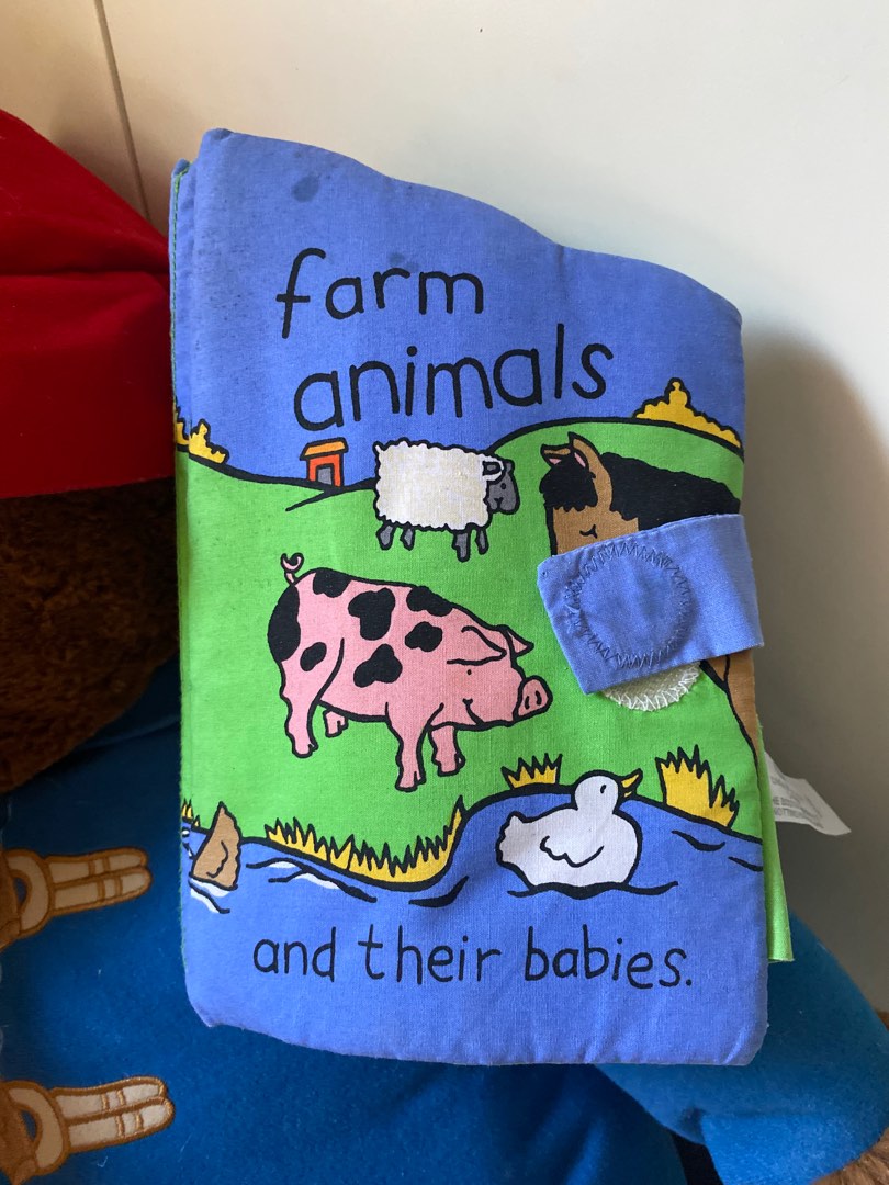 Farm Animals cloth book on Carousell