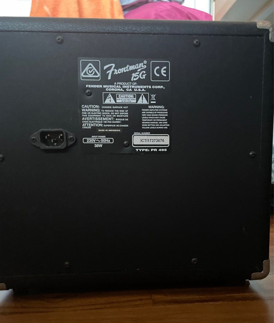 Fender Frontman 15G Guitar Amplifier , Hobbies & Toys, Music & Media ...