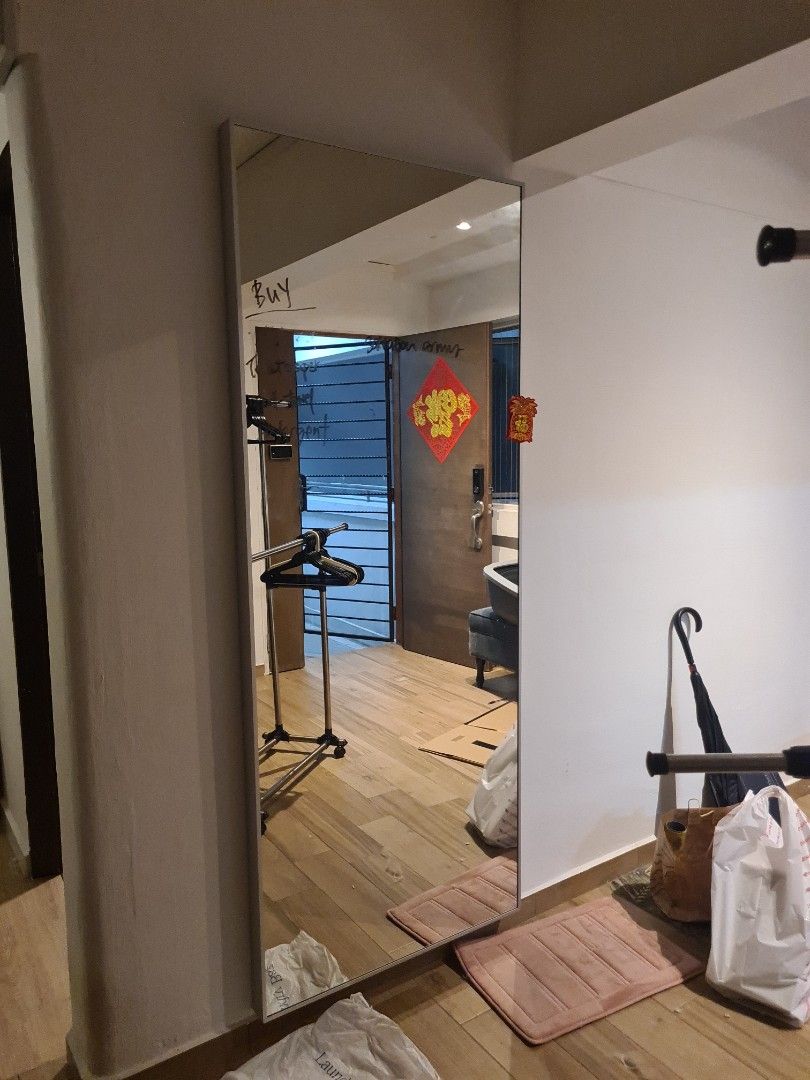 FINAL DAY: Big IKEA mirror, Furniture & Home Living, Home Decor ...