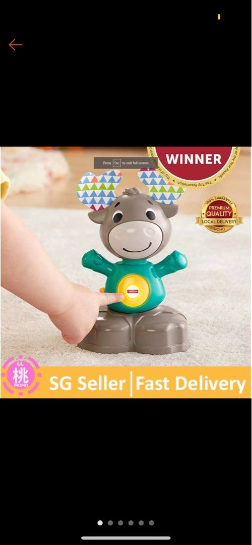 Fisher Price Linkimals Musical Moose, Hobbies & Toys, Toys & Games on ...