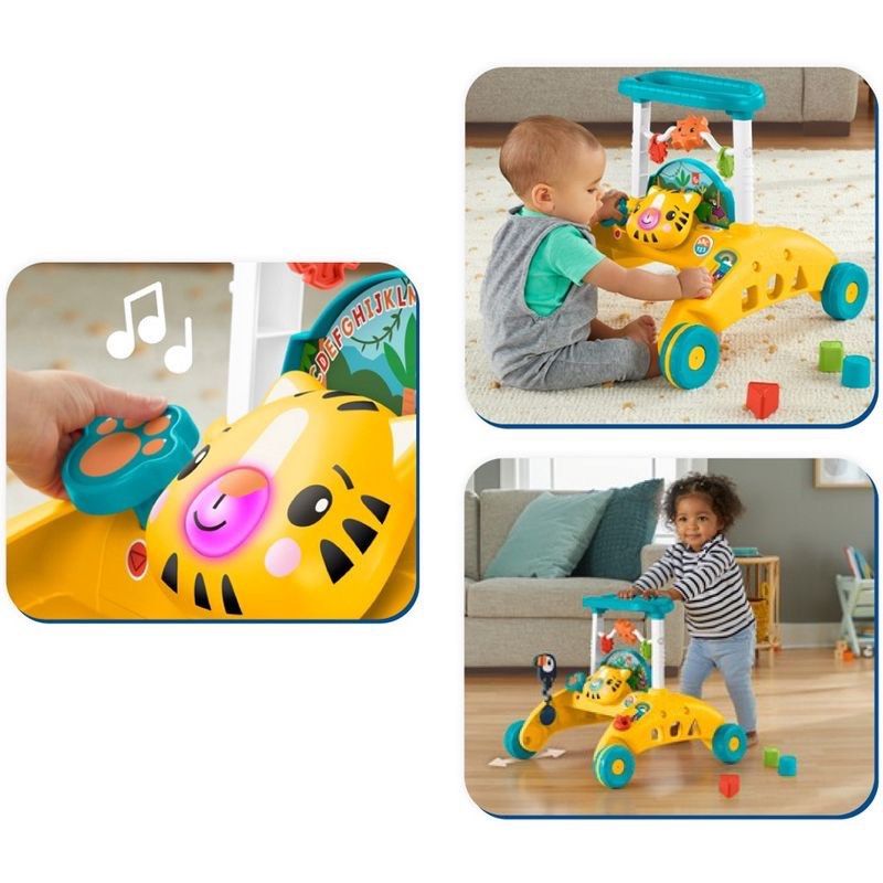 Fisher Price Tiger Baby Walker 2 Sided Steady Speed, Babies & Kids ...