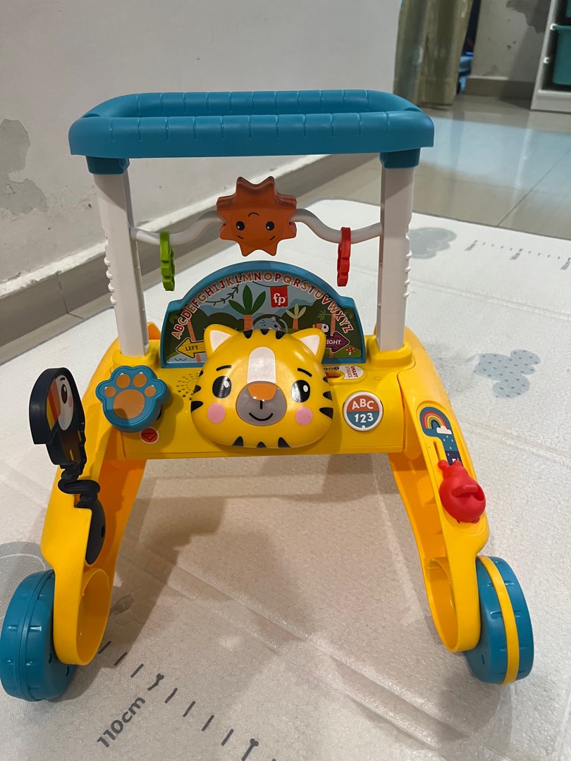 Fisher Price Tiger Baby Walker 2 Sided Steady Speed, Babies & Kids ...