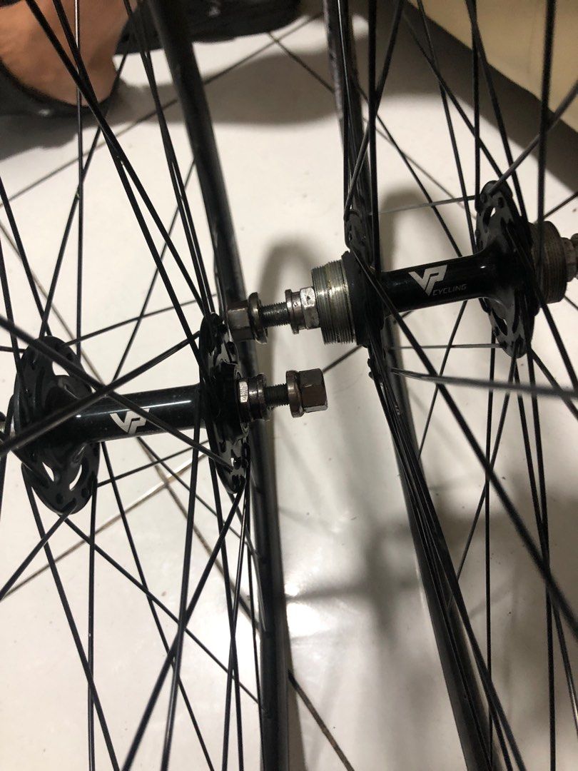 Fixed Gear Wheel Set The Project Rims VP hubs, Sports Equipment ...