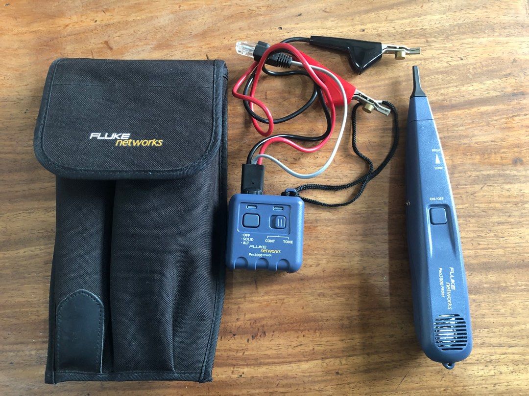 Fluke network Pro3000 & Probe kit, Commercial & Industrial ...
