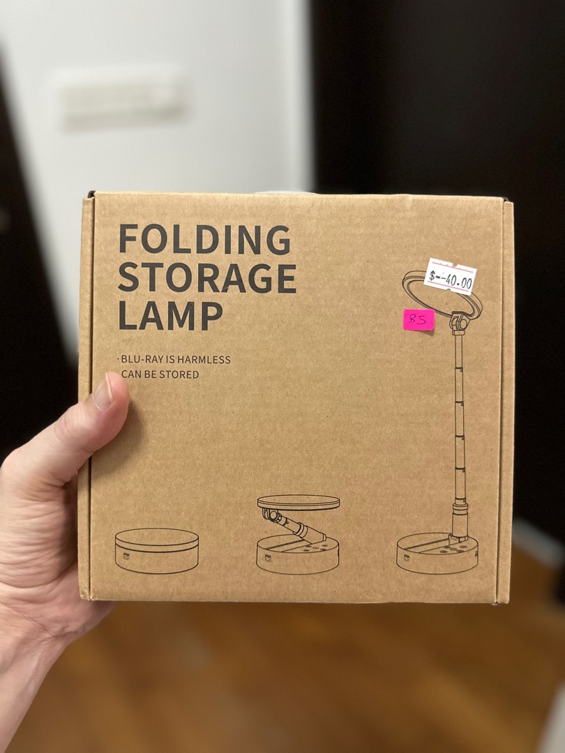 Folding Storage Lamp, Furniture & Home Living, Lighting & Fans ...