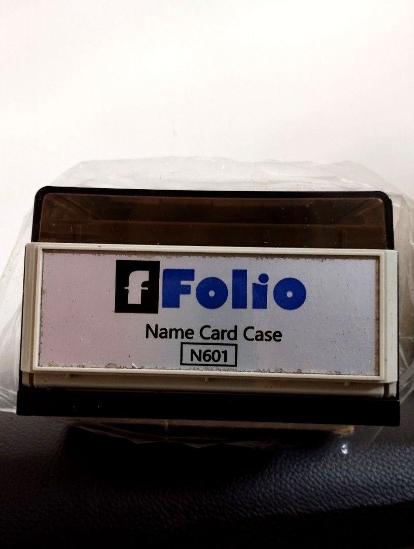 Folio Name Card Case (600 cards capacity), Hobbies & Toys, Stationery & Craft, Other Stationery ...