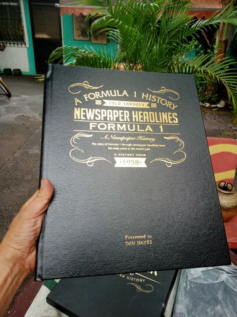 For sale Formula 1 newspaper history on Carousell